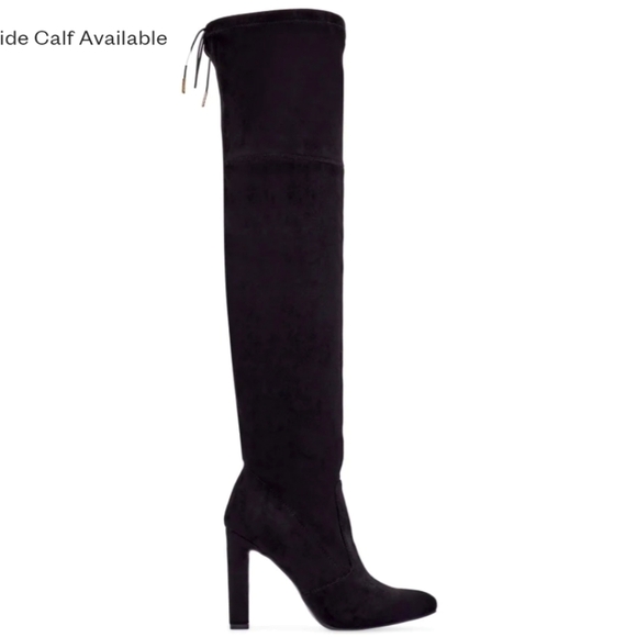 JustFab | Shoes | Nwt In Wrapper Jesyna Thighhigh Boot Draw String Size ...